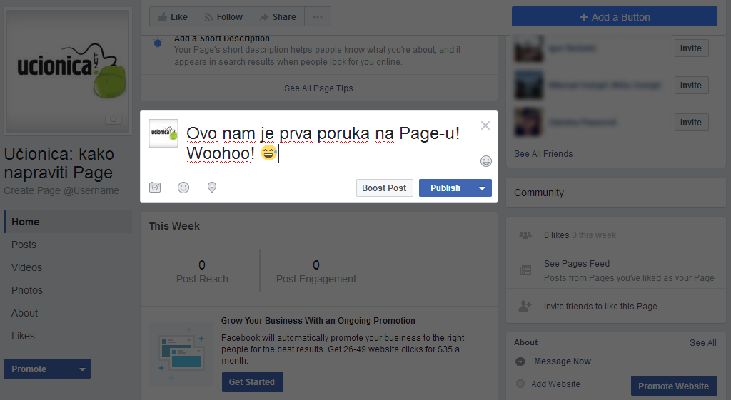 Što je i kako napraviti Facebook Page?